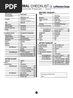B767 Checklist | PDF | Takeoff | Aerospace Engineering