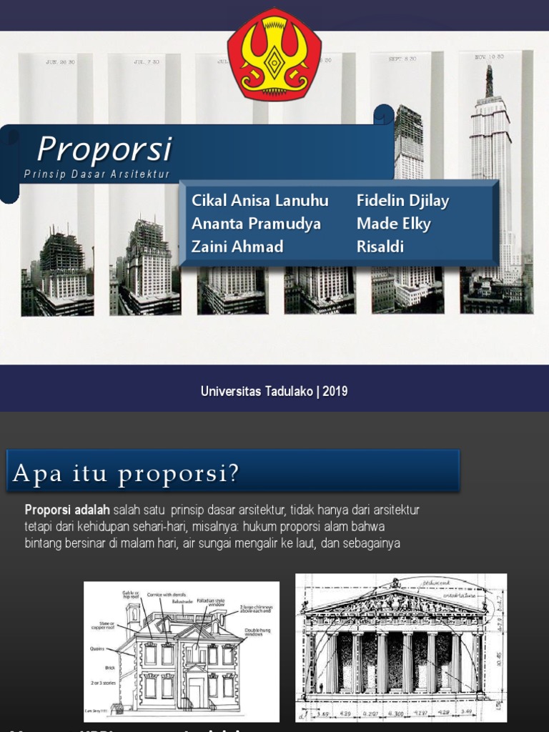 Prinsip Proporsi dalam Arsitektur | PDF