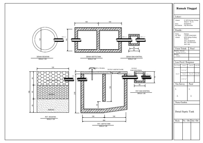 Detail Septic Tank PDF | PDF