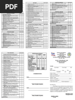 ECCD Checklist KINDERGARTEN | PDF