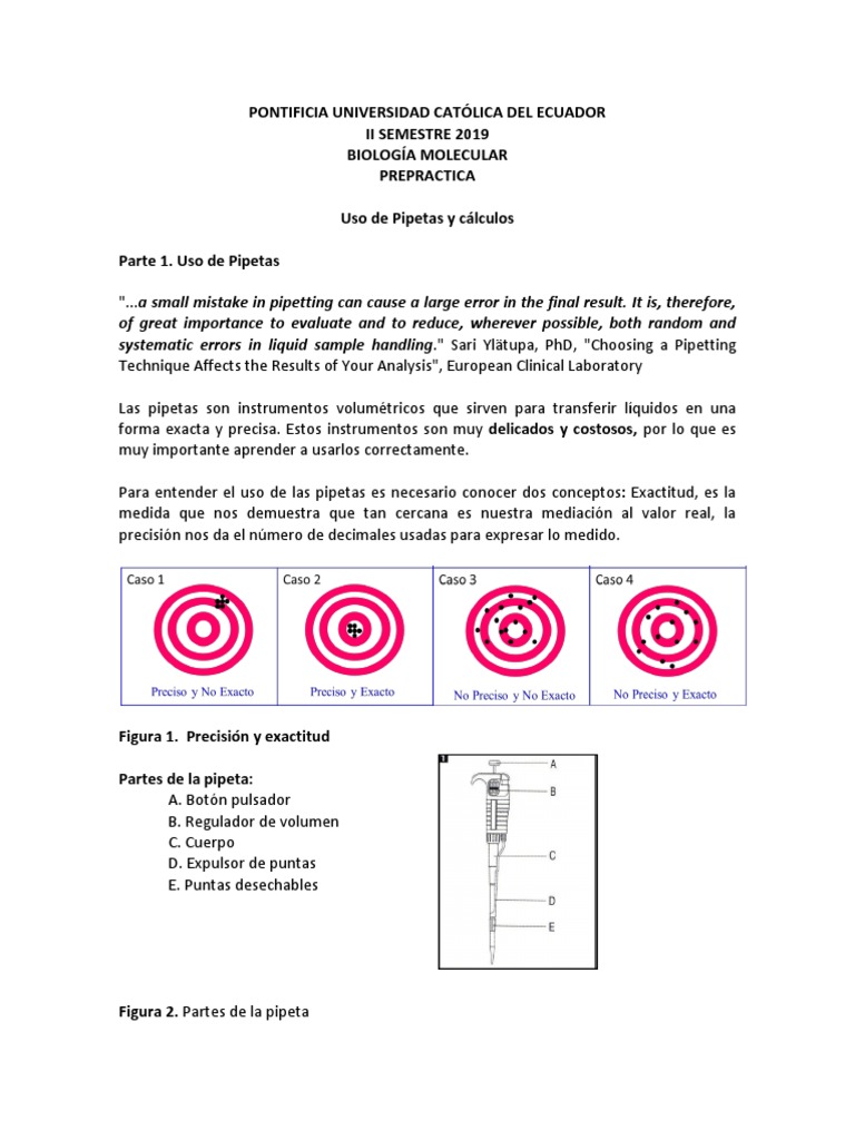 Pipeteo | PDF | Concentración | Química