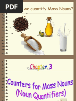 MASS COUNT NOUN Worksheet | PDF | Noun | Linguistic Morphology