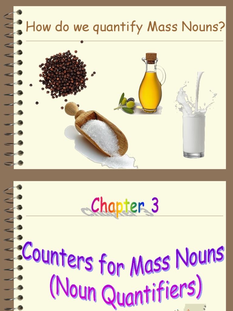 Mass and Count Nouns With Counters For Mass Nouns | PDF | Art | Self ...