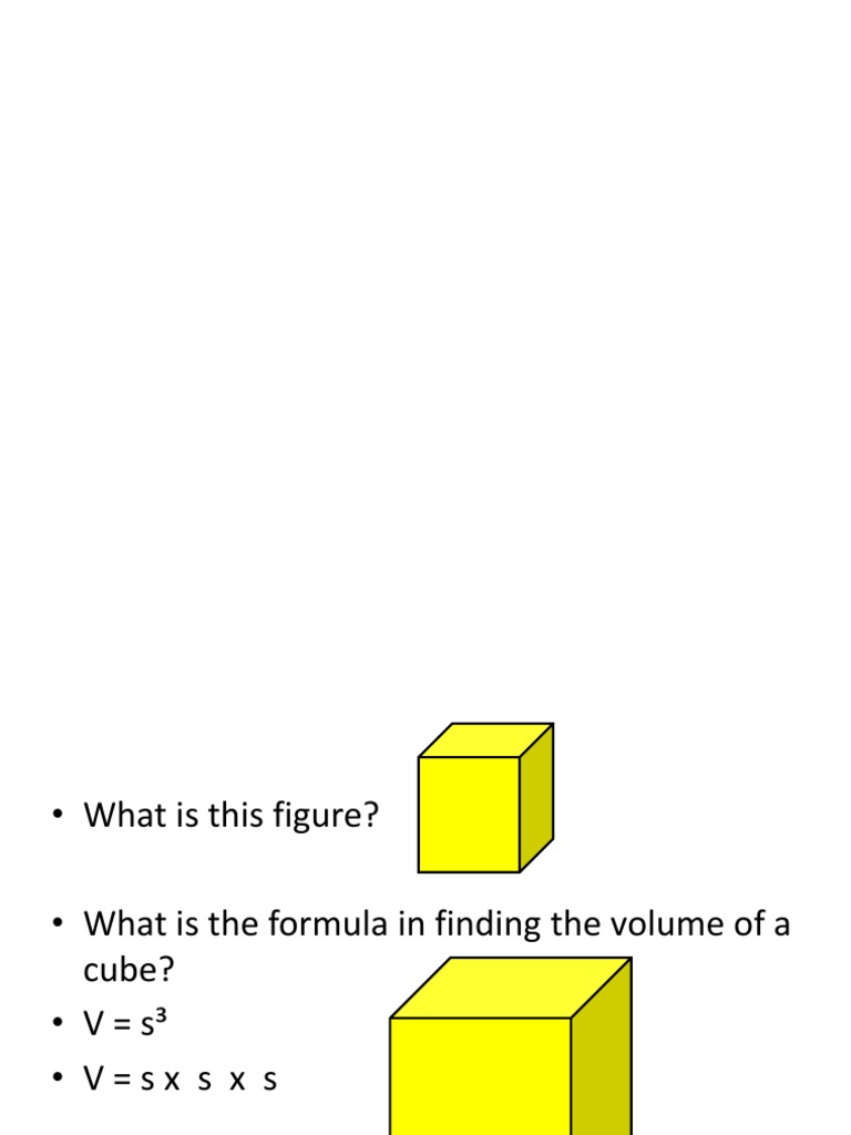 Geometry and Volume Word Problems: Calculating the Volumes of Cubes ...