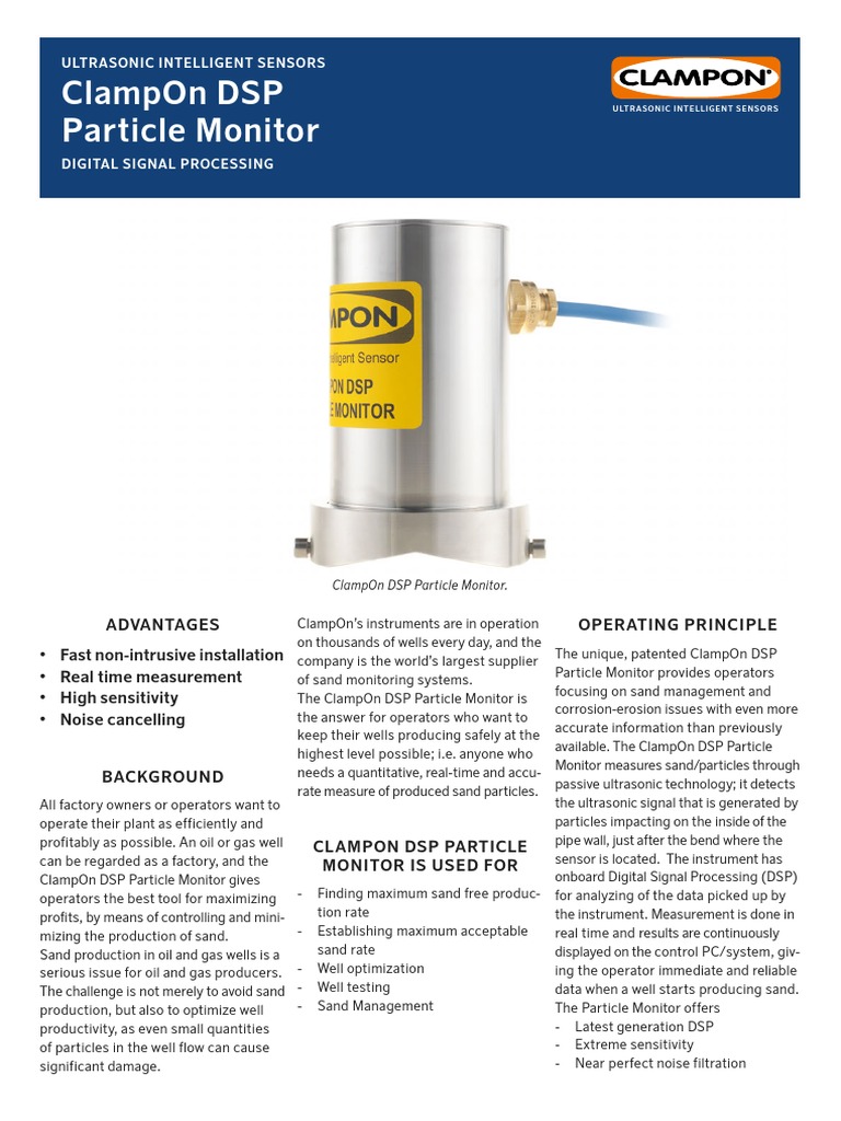ClampOn - DSP - Particle - Monitor - January 2019 PDF | PDF | Real Time ...