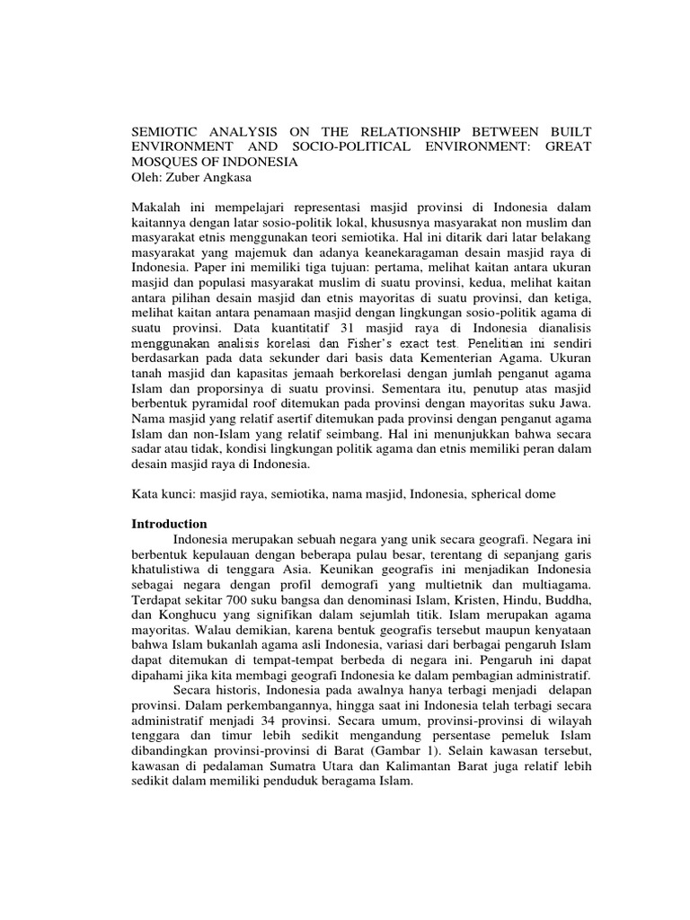 Analisis Semiotik - Zuber | PDF