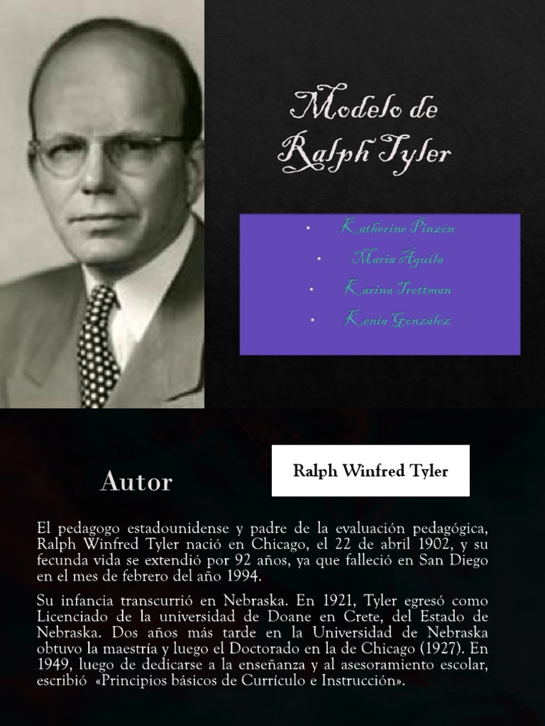 Modelo de Evaluación de Tyler | PDF | Evaluación | Plan de estudios