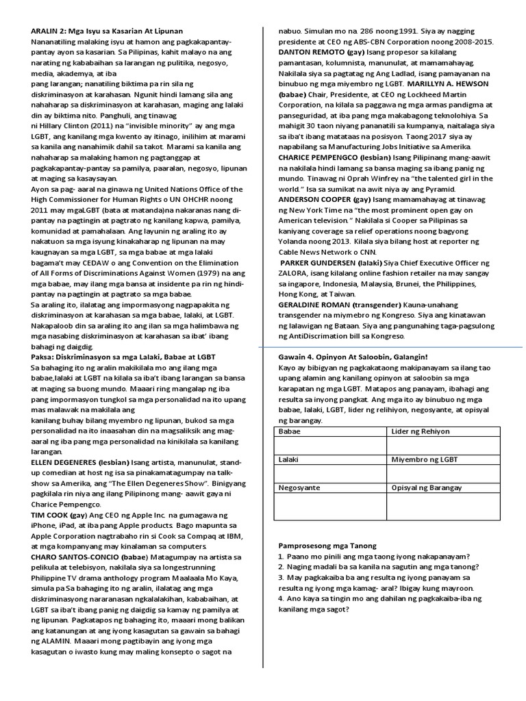 Ap Lecture. Activity | PDF