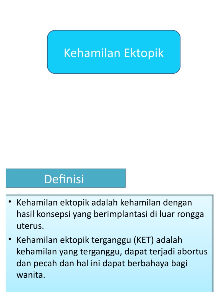 Kehamilan Ektopik | PDF