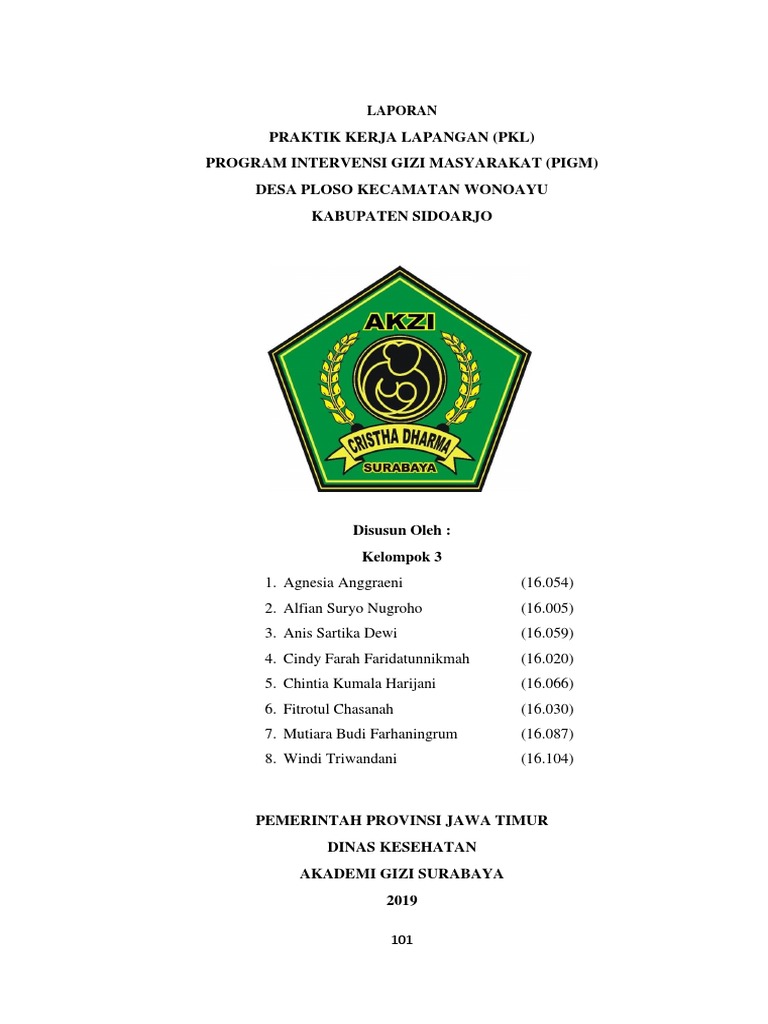 Laporan Praktek Kerja Lapangan Desa | PDF