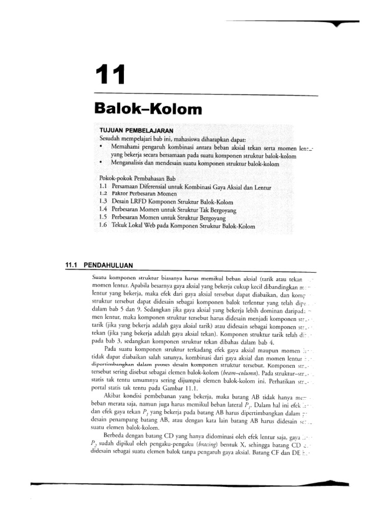 Balok Kolom PDF | PDF
