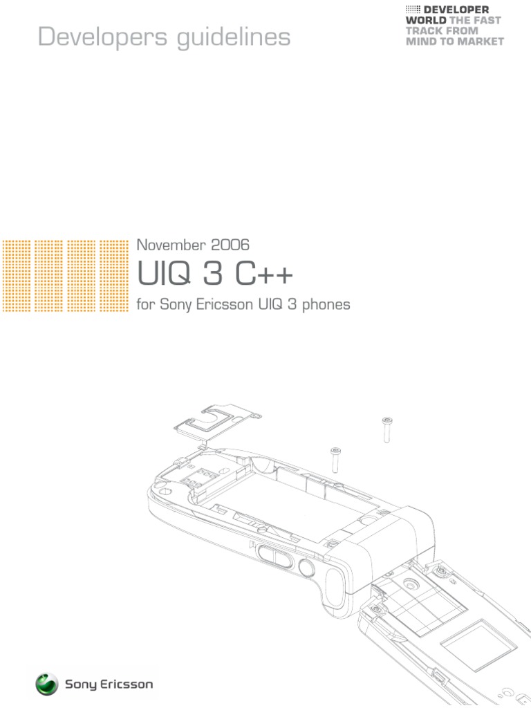 Developers Guidelines UIQ 3 | PDF | Application Programming Interface ...