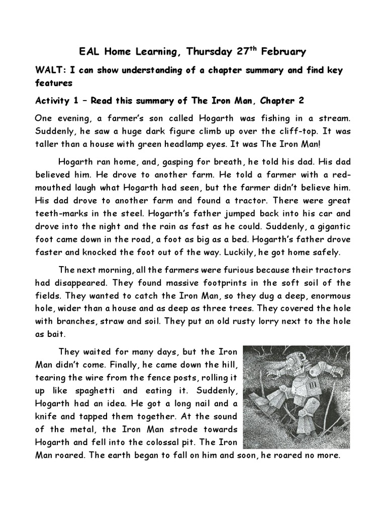 Iron Man Summary Chapter 2 | PDF