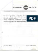 Iso 4628-3 - Assessment of Degree of Rusting | PDF | Rust | Coating
