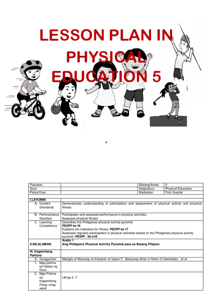 PHYSICALEDUCATION Grade 5 | PDF