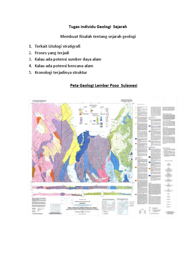 Peta Geologi Sulawesi: Sejarah dan Struktur | PDF
