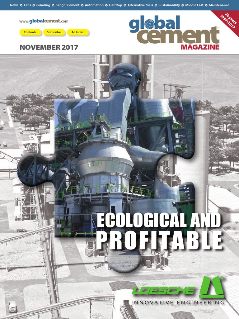 Global Cement Magazine Nov 2017 PDF | Download Free PDF | Cement | Business