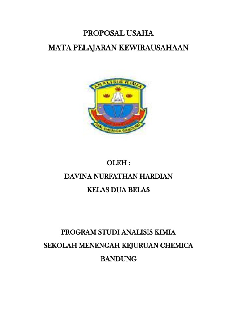 Proposal Usaha Martabak Manis | PDF | Karier & Perkembangan | Bisnis