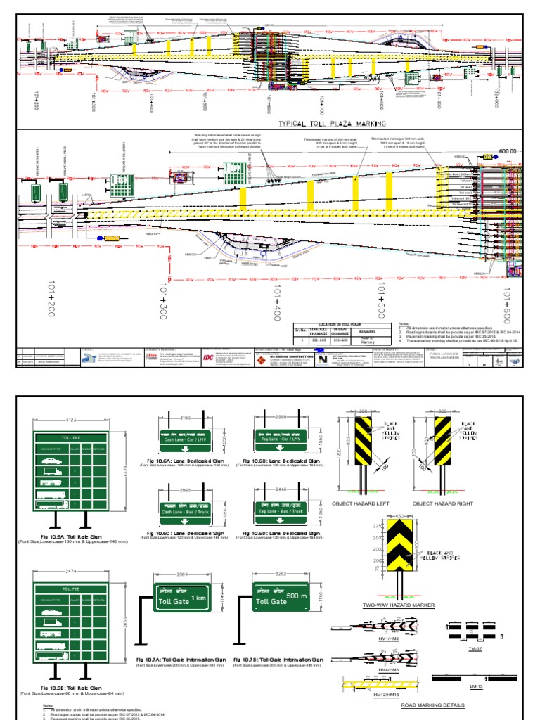 HI-SI Toll Plaza Marking R2-23-01-2020 Final PDF | PDF | Sanitation ...