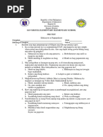 Summative Test in ESP Grade 4 | PDF