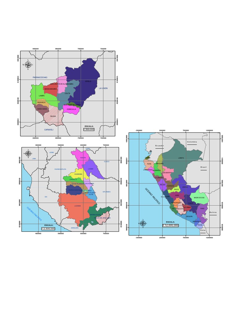 Mapa Político y Geográfico del Perú | PDF | América del Sur | Perú