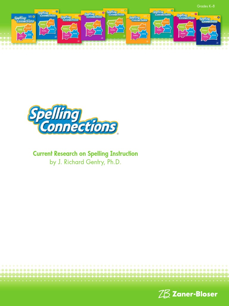 Current Research On Spelling Instruction | PDF