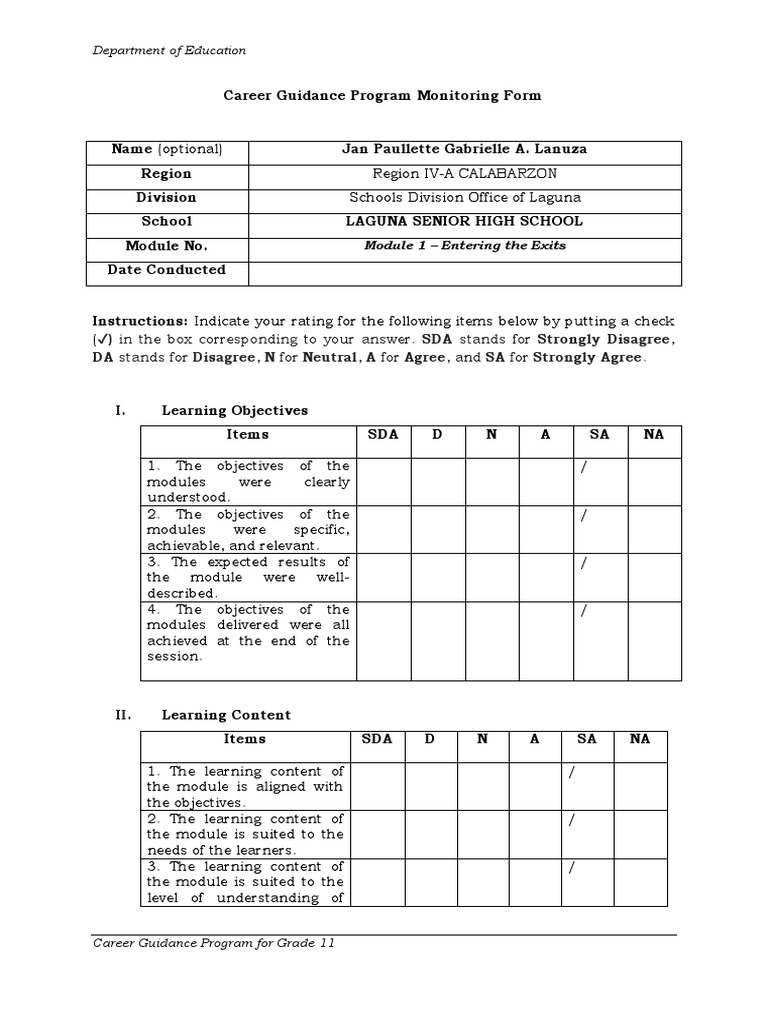 CGP Module 1 - Lanuza | PDF