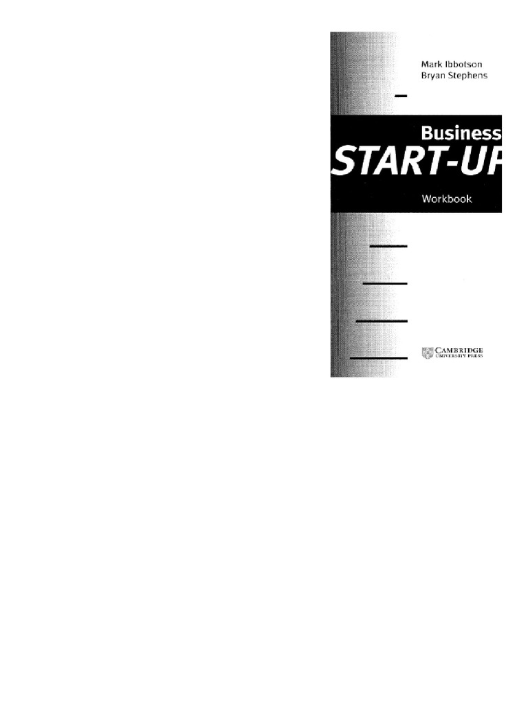 Business Start-Up 1 WorkBook | PDF