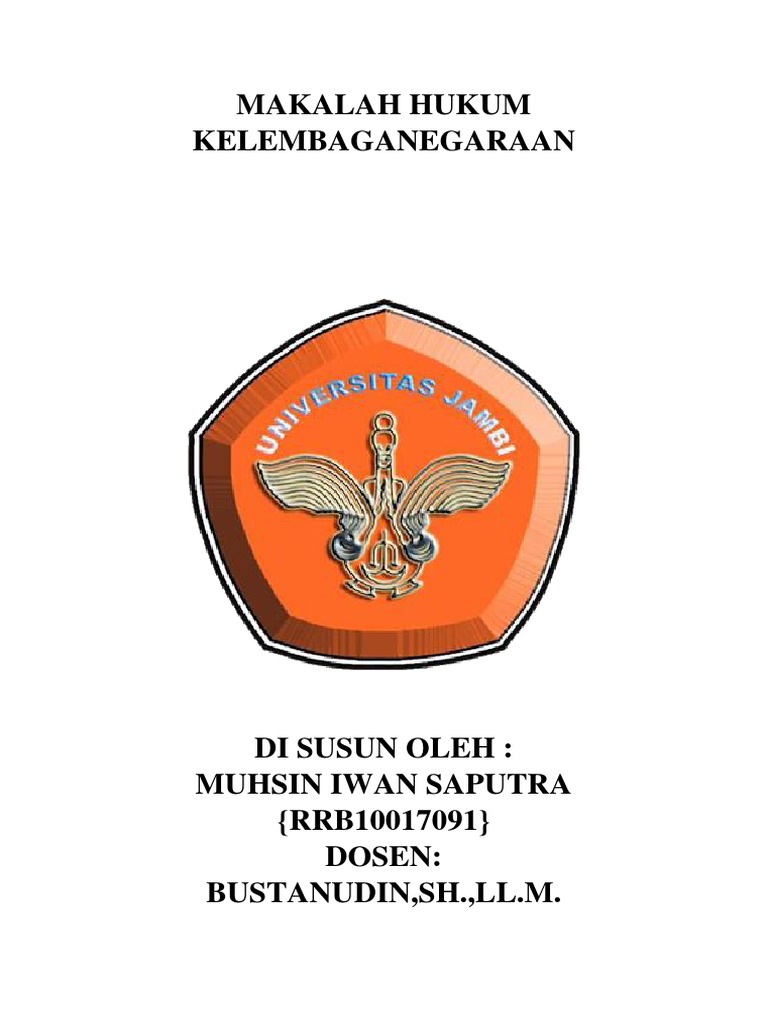 Cover Makalah Unja | PDF