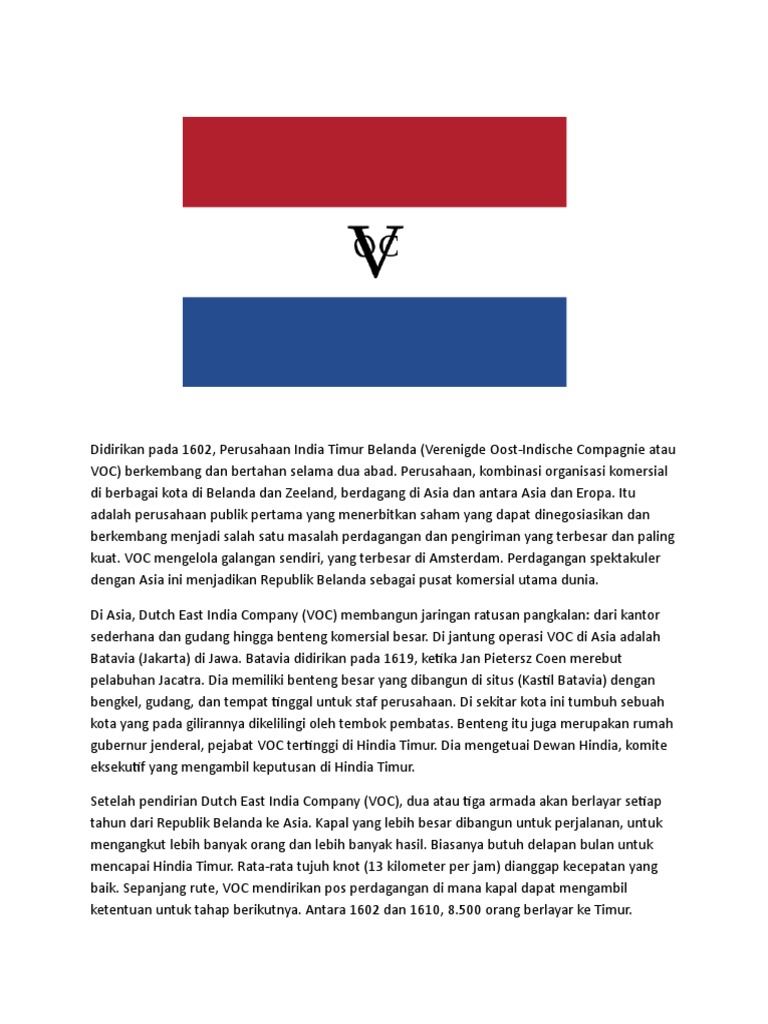 History of VOC | PDF