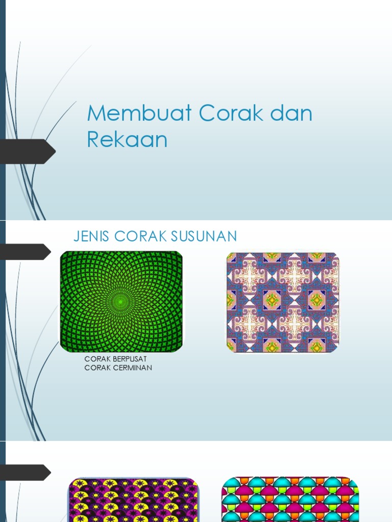 Membuat Corak Dan Rekaan | PDF