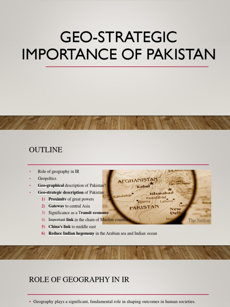 Geo-Strategic Importance of Pakistan | PDF