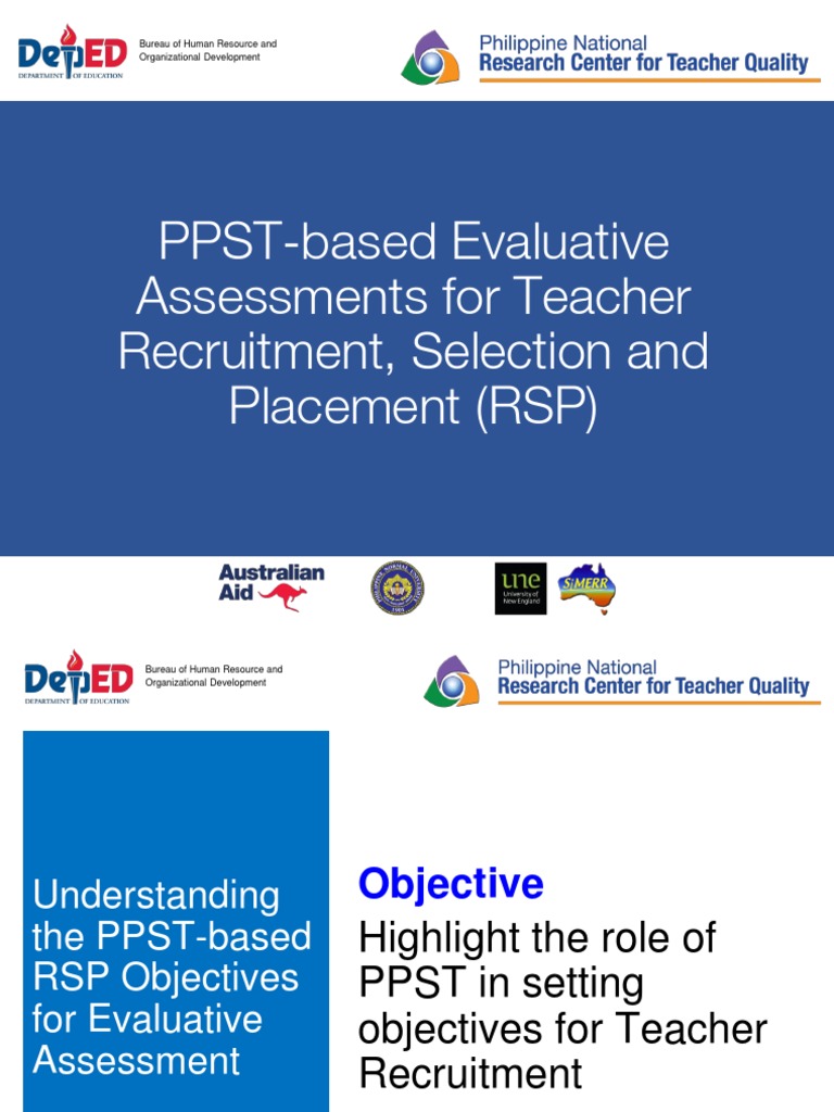 PPST-Based Evaluative Assessment Guide | PDF | Business