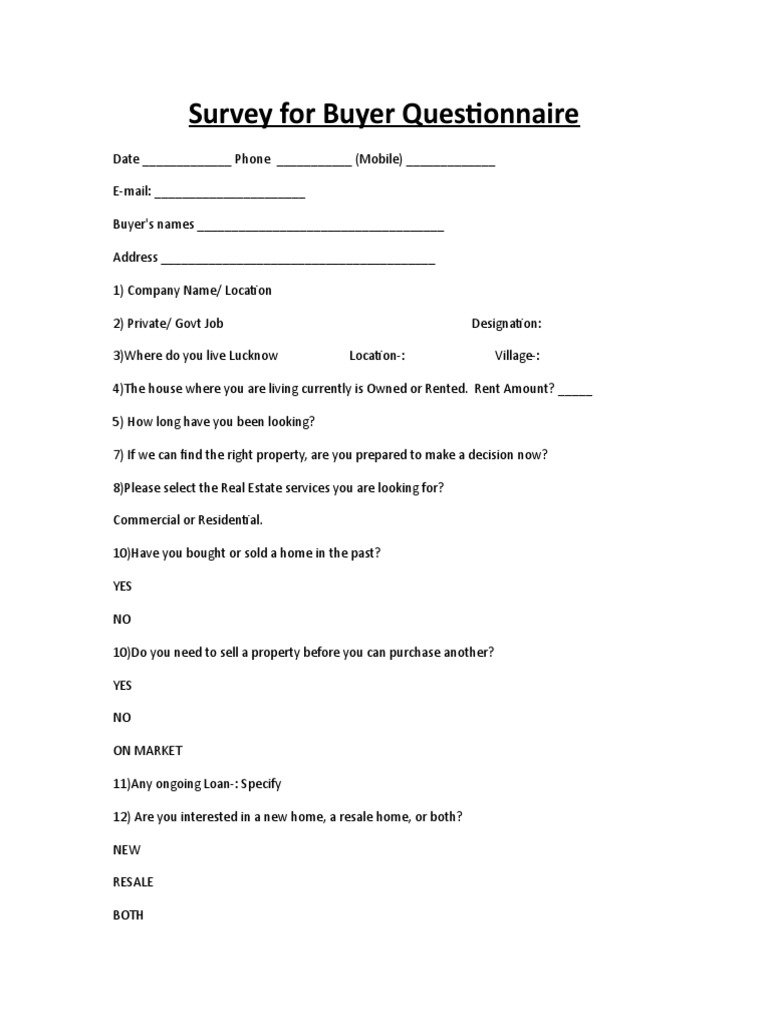 Pinnacle Survey Form | PDF | Law