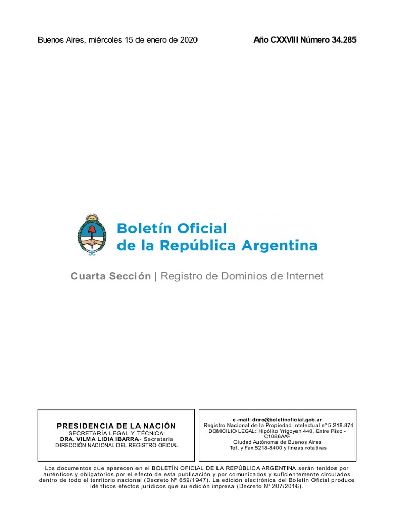 Seccion Cuarta 20200115 PDF | PDF Seccion Cuarta 20200115 PDF | PDF