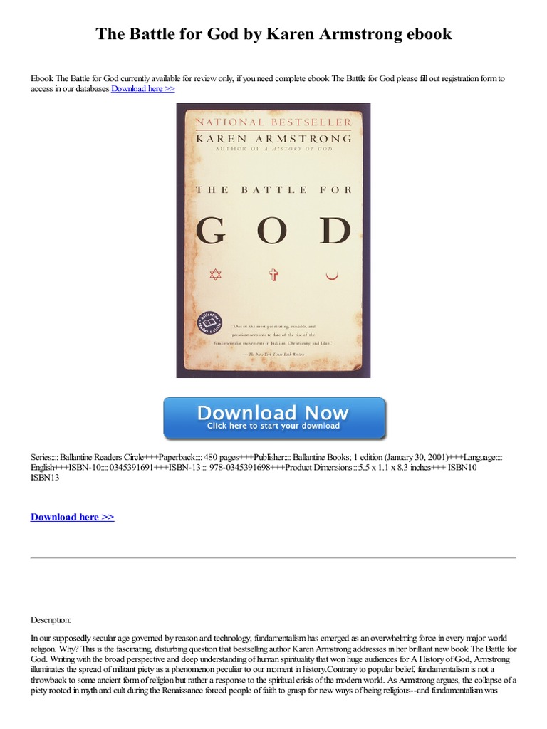 The Battle for God: Overview and Access | PDF | Religion & Spirituality