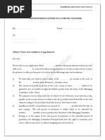 Appointment Order Format | PDF