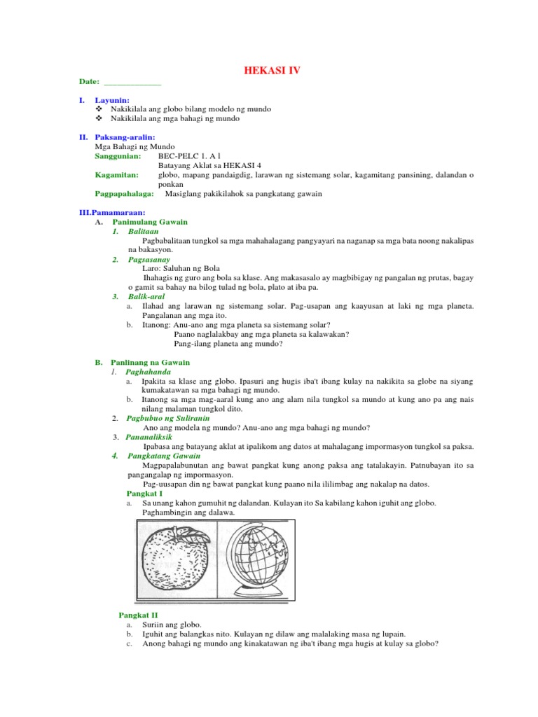 Hekasi 4 1ST Week | PDF