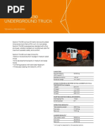 Sandvik Lh307 Underground Loader: Technical Specification | PDF | Truck ...
