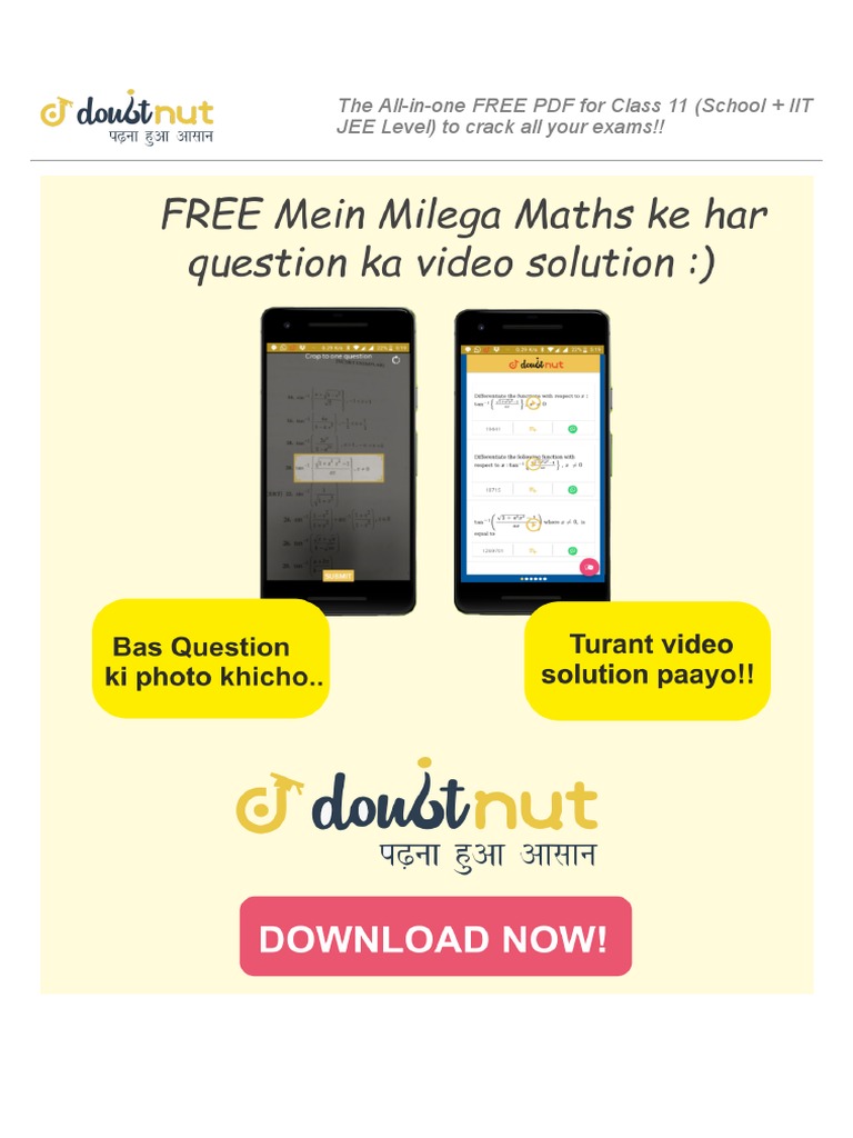 Doubtnut ALL IN ONE PDF CLASS 11 | PDF