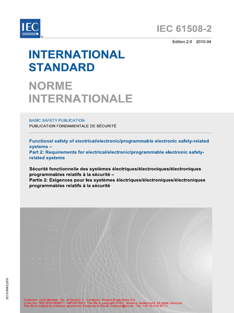 Iec 61508-2 (2010) PDF | PDF | Business
