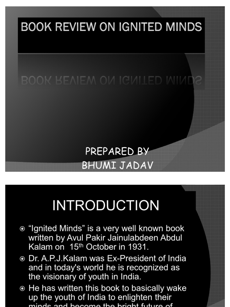 Book Review On Ignited Minds Com | PDF