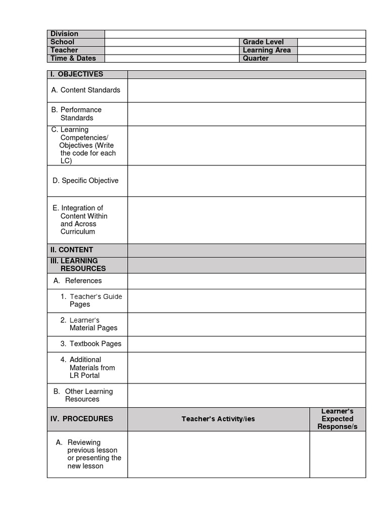 Correct DLP Template | PDF