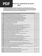 Inventario Clinico para Adolescentes de Millon (Maci) | PDF | Bulimia ...