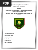 English Sba Oral Presentation | PDF | Language Arts & Discipline