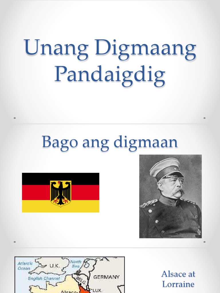 Unang Digmaang Pandaigdig | PDF