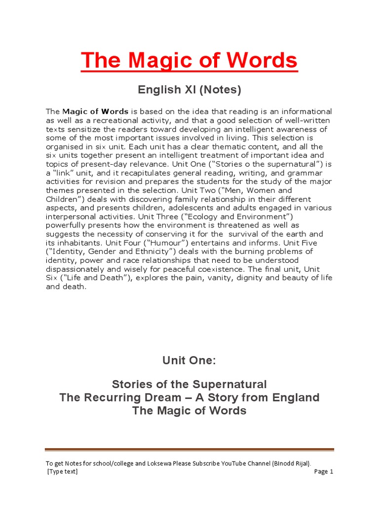 the-magic-of-words-class-11-complete-notes-pdf