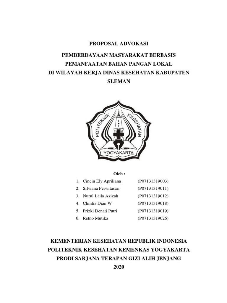 Proposal Advokasi | PDF