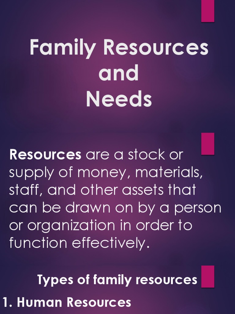 Family Resources and | PDF