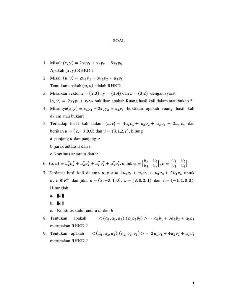 Tugas Alin Soal RHKD | PDF